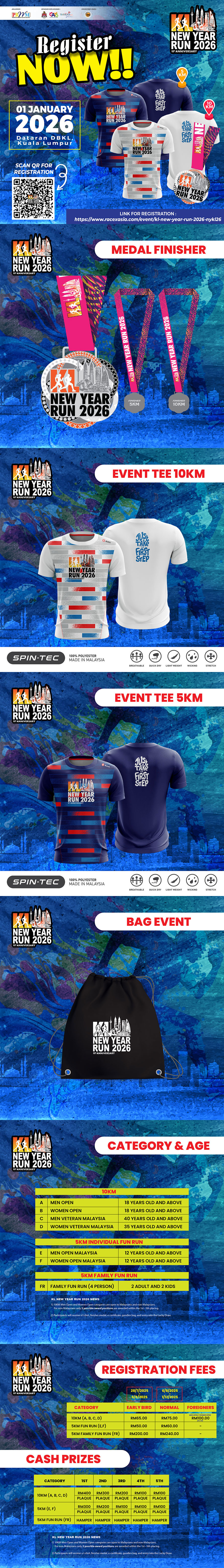 KL New Year Run 2026: Online Registration